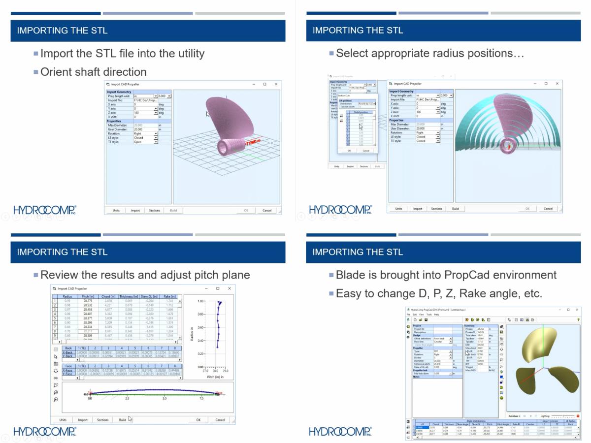 HydroComp PropCad网络研讨会- CAD 导入功能 - 知乎