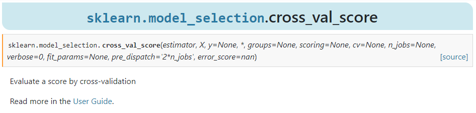 sklearn函数：cross_val_score（交叉验证评分） - 知乎