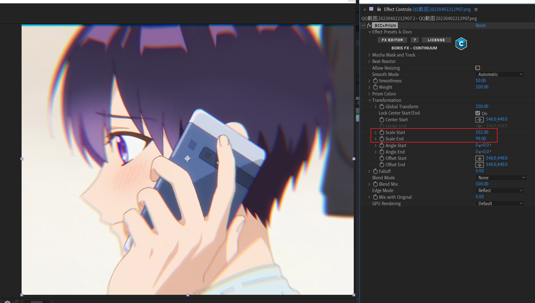 AE（2024）里BCC+Prism棱镜效果 - 知乎