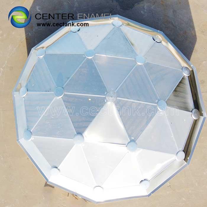 Custom-designed aluminum geodesic dome roofs for diesel storage tanks - 知乎