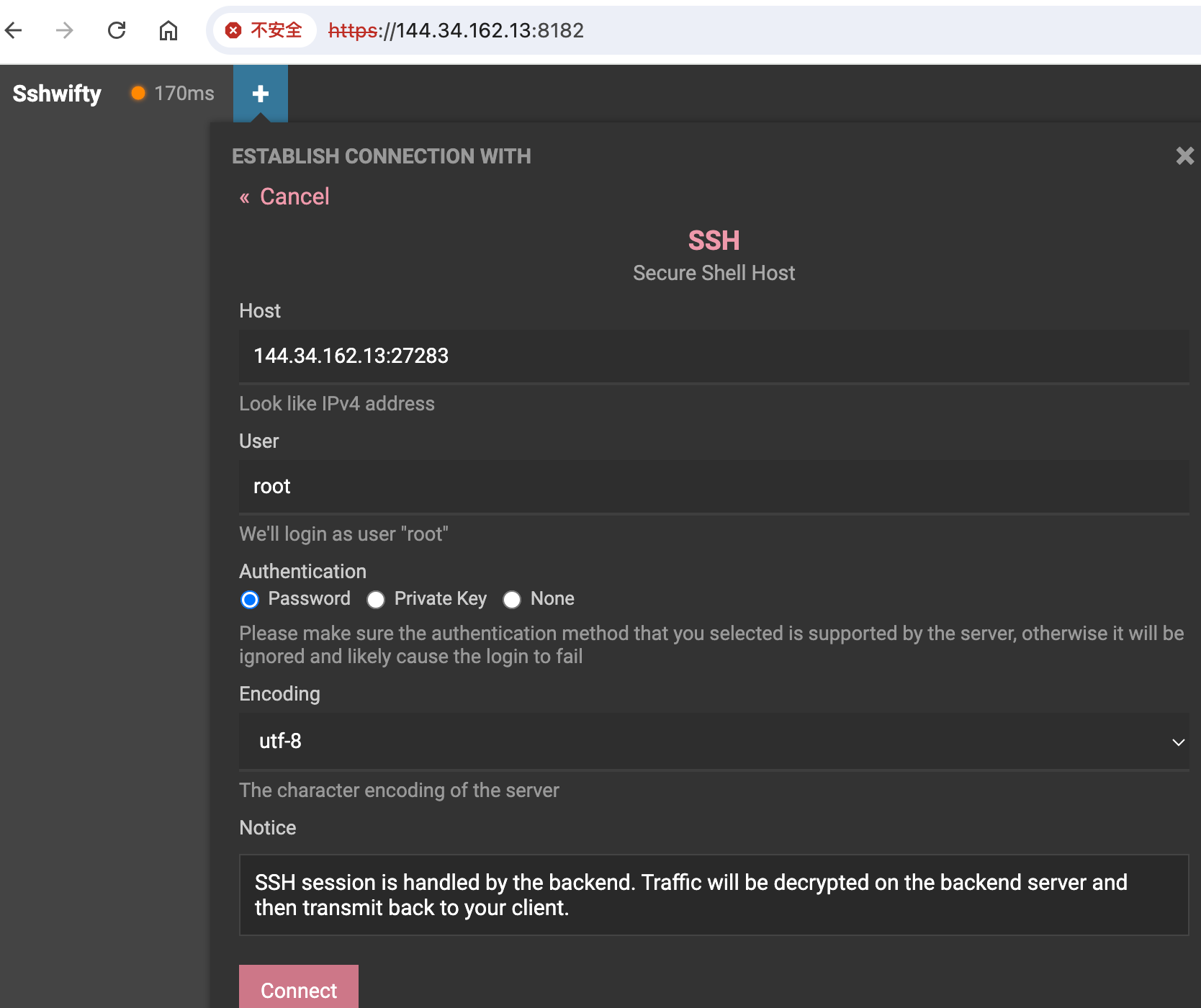 一种Web端SSH服务（sshwifty） - 知乎