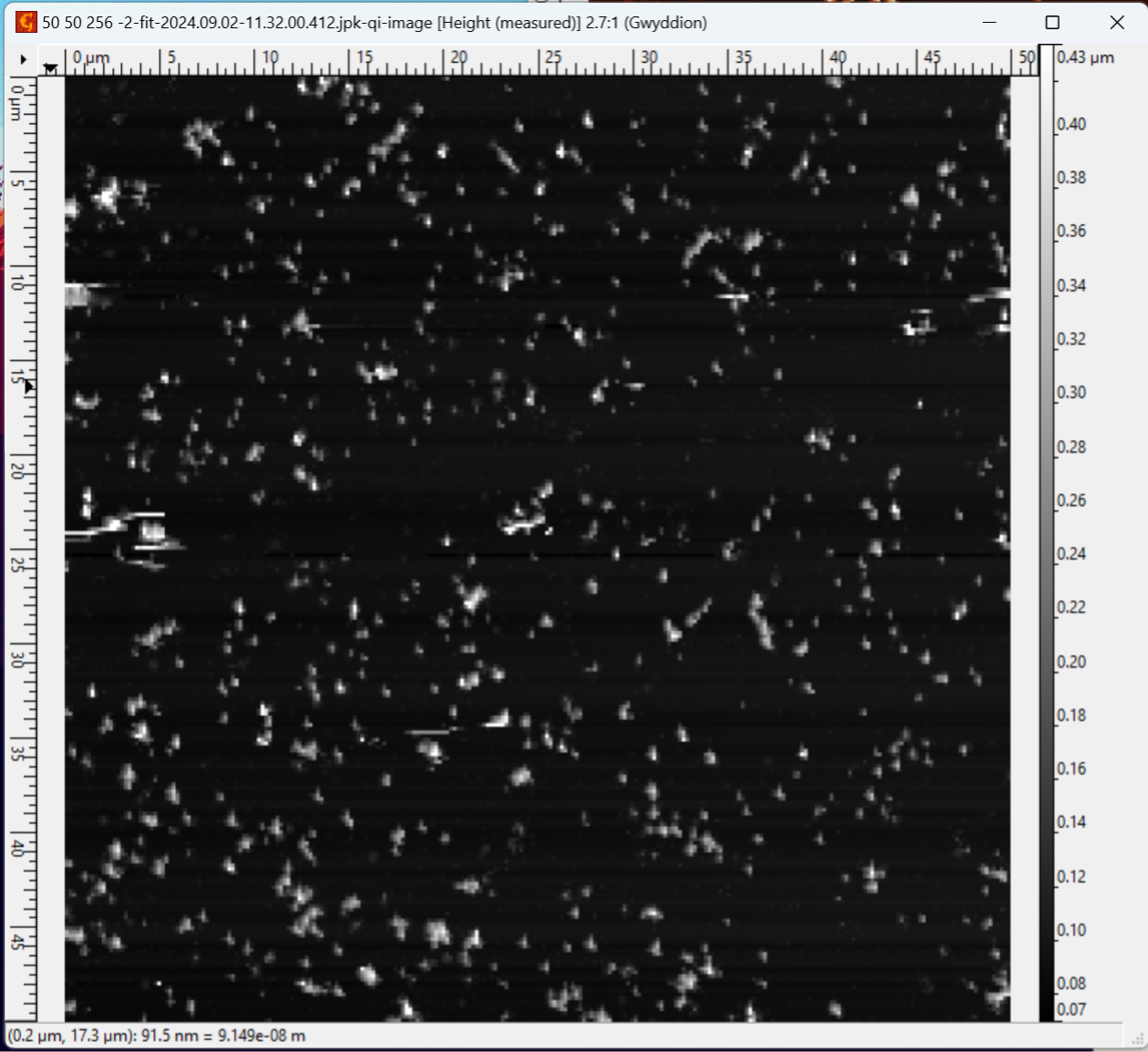 【AFM Gwyddion】如何更改AFM的标尺 坐标轴？ - 知乎