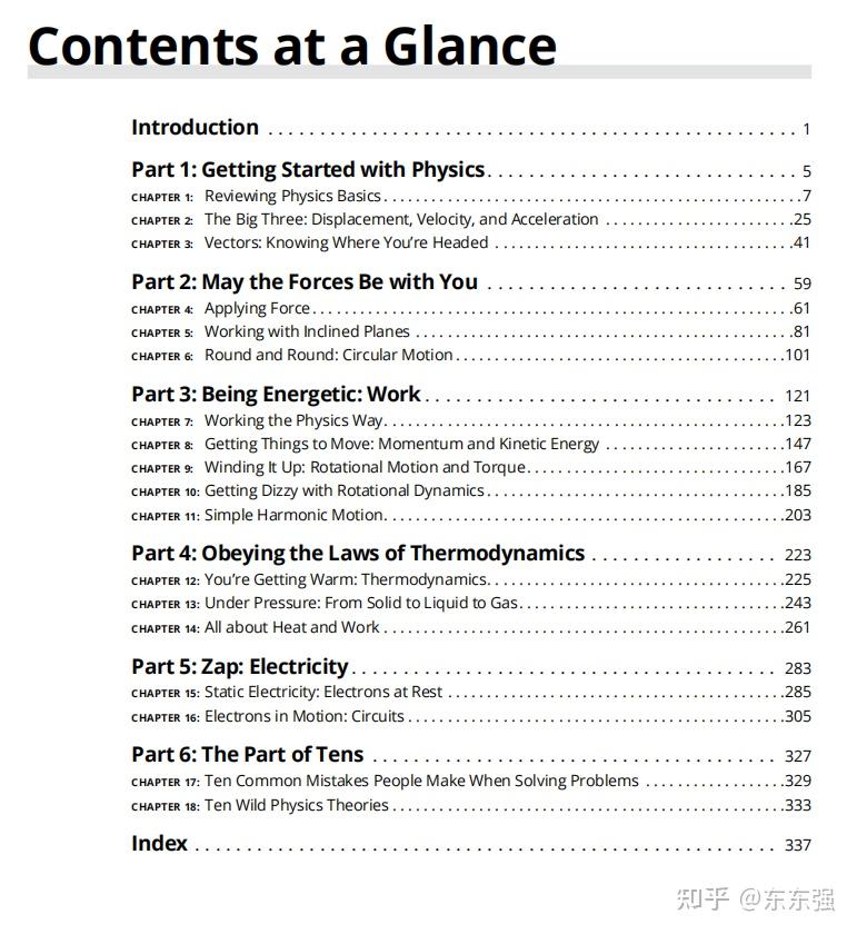 【读书】Physics I Workbook For Dummies 3rd Edition with Online Practice - 知乎
