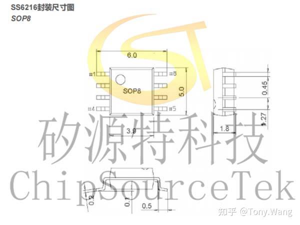 矽源特ChipSourceTek-SS6216是为低电压下工作的系统而设计的直流电机驱动集成电路，单通道低导通电阻。具备电机正转/反转/停止/刹车四个功能。内置温度保护功能。 - 知乎