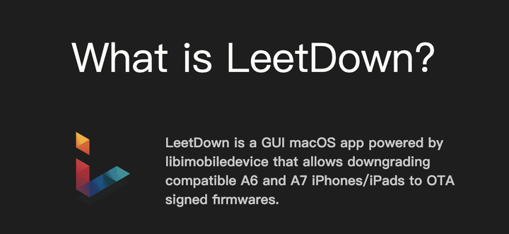 LeetDown降级iPad mini2 - 知乎