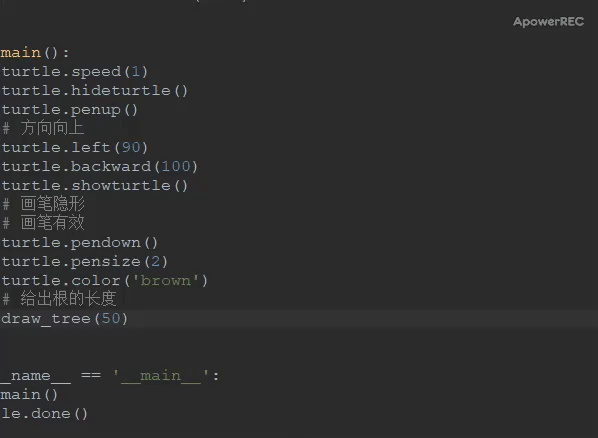 Python Turtle画分形树理解递归 - 知乎