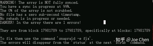 SnapRaid实战操作 - 知乎