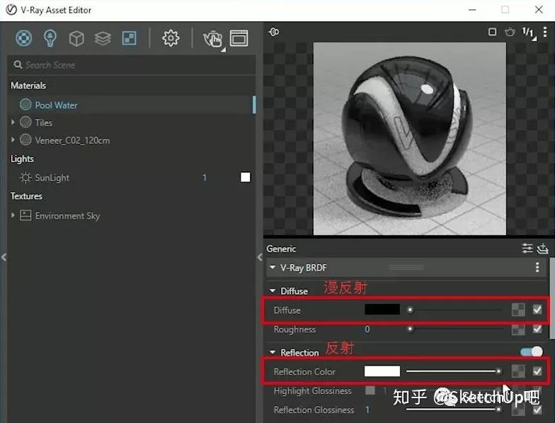 手把手教你如何用vray渲染逼真水面 - 知乎