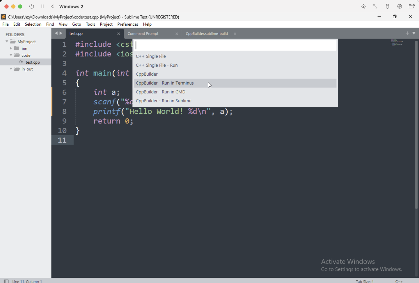 【全网最新、最详细】如何使用 Sublime Text 4 优雅地写C++？ - 知乎