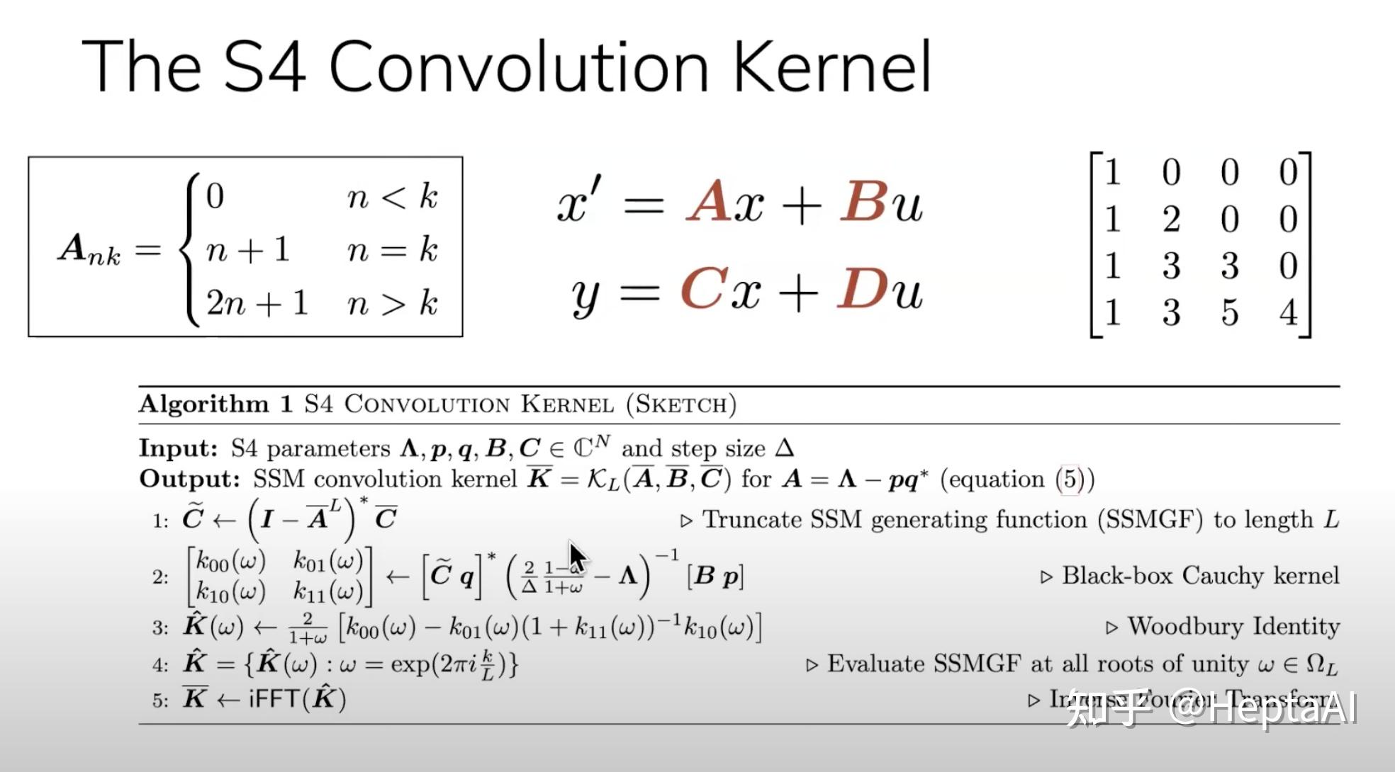 S4: 使用结构化状态空间对长序列进行高效建模 - 知乎