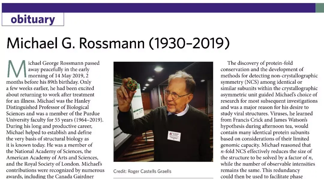 吴皓等深情回忆Michael Rossmann教授（1930-2019） - 知乎