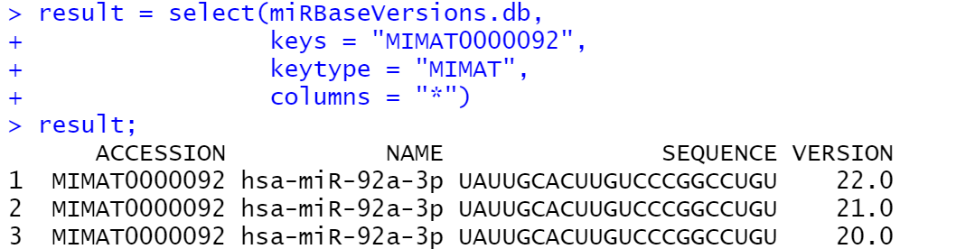 快速查找miRNA成熟体名称--miRBase数据库中ID转换的两种方法 - 知乎