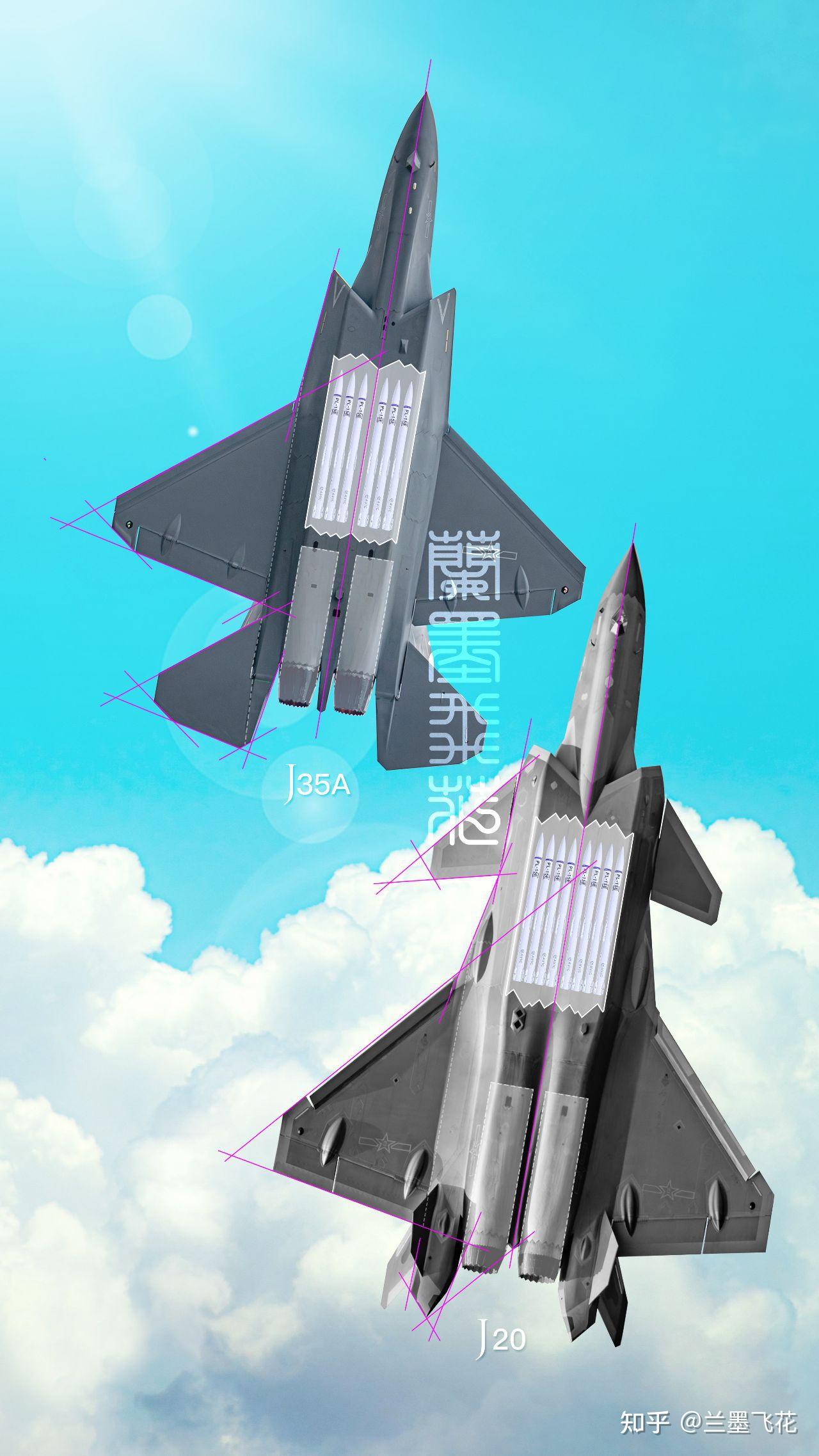 歼20与歼35挂载12/16枚pl15的可能性 - 知乎
