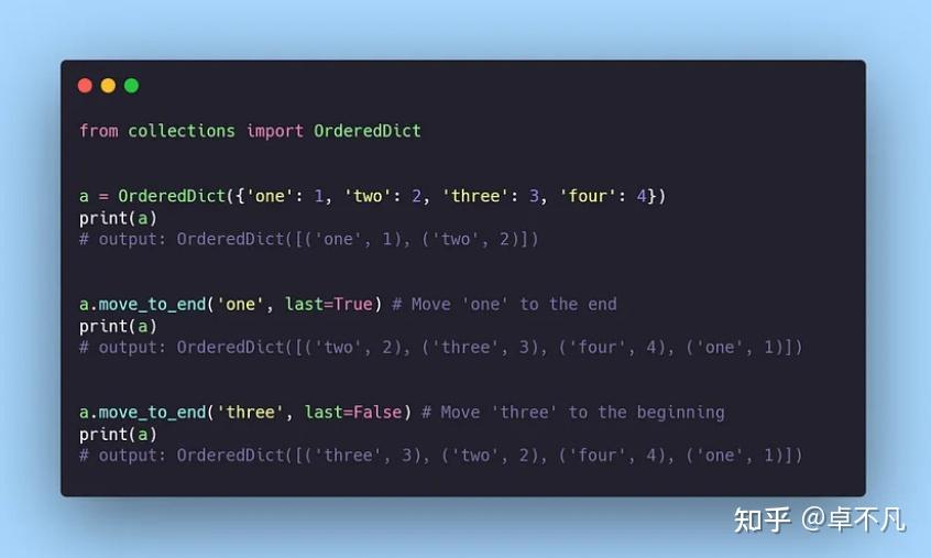 Python字典六种类型概述 - 知乎