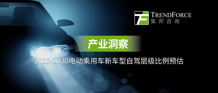 TrendForce集邦咨询: 2030年具备Level 3自动驾驶功能的电动新车型占比将增至10% - 知乎
