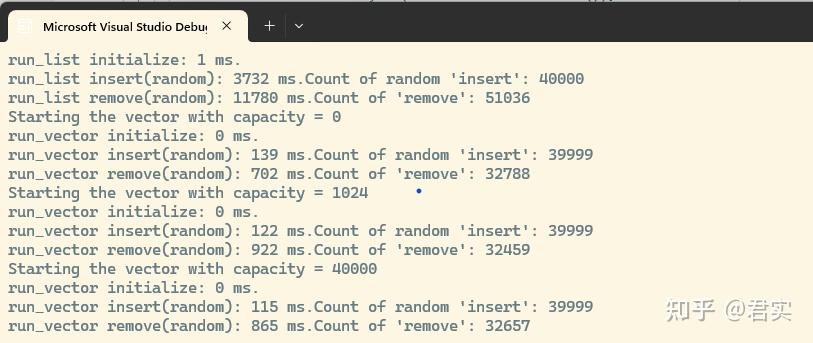 C++ list vs vector性能测试 - 知乎