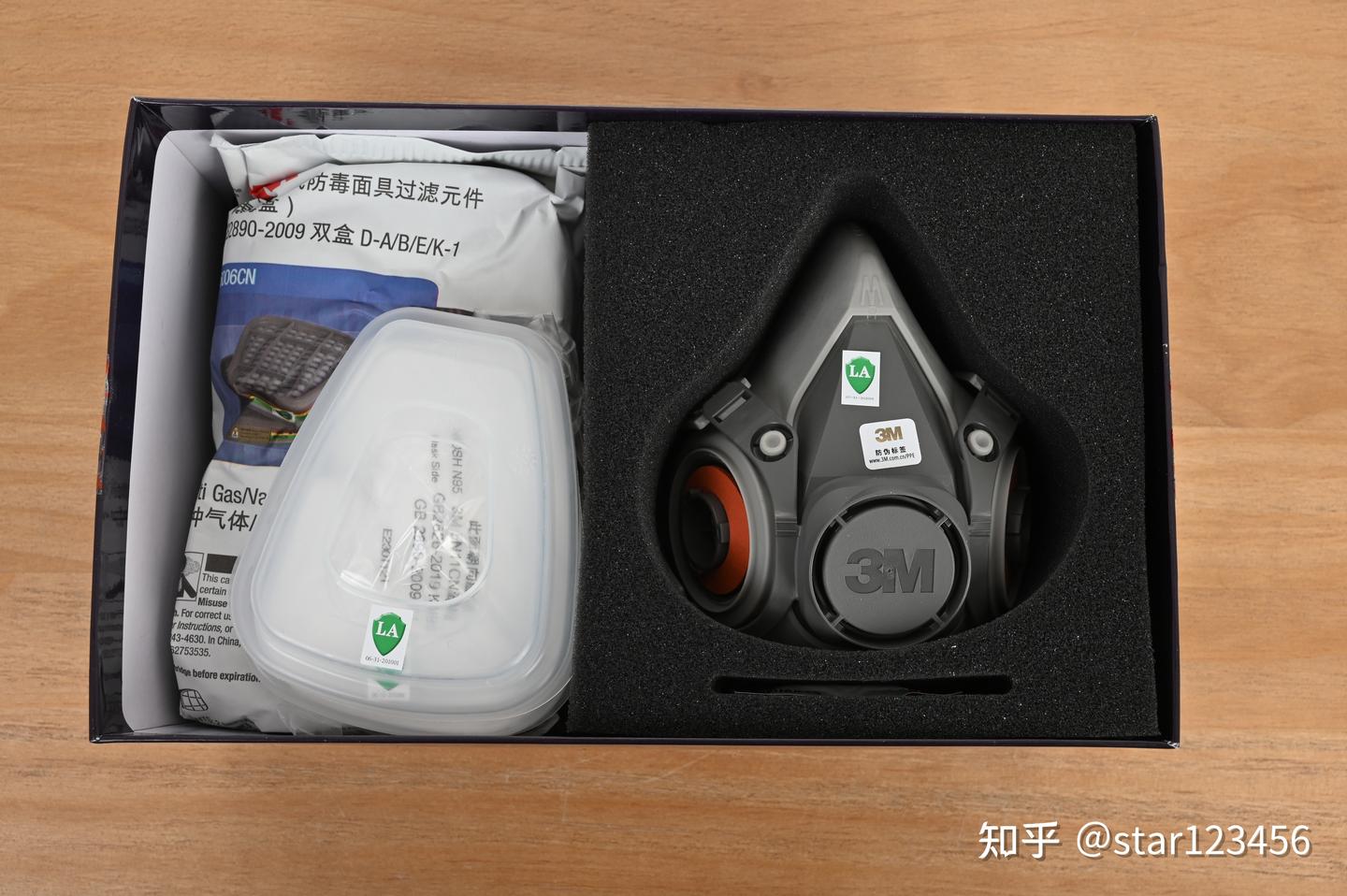 3M 6200+6006防甲醛防综气体防毒面具七件套开箱晒单 - 知乎