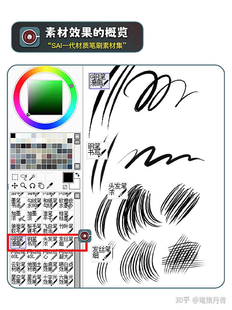 sai1笔刷如何导入sai2？sai1笔刷最终典藏版！支持sai2继承，SAI转手绘漫画材质素材集二合一版 - 知乎