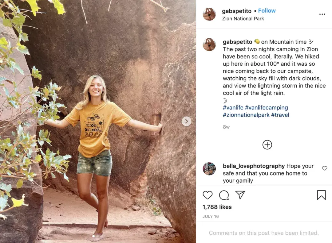 扑朔迷离！美国22岁美女旅游博主Gabby Petito离奇死亡，其男友继而离奇失踪？真相竟是... - 知乎