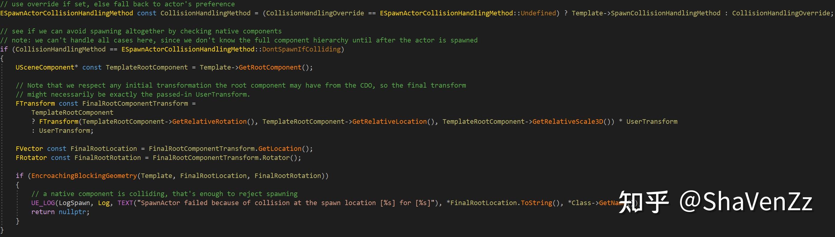UE4 SpawnActor源码解析(一)---SpawnActor - 知乎