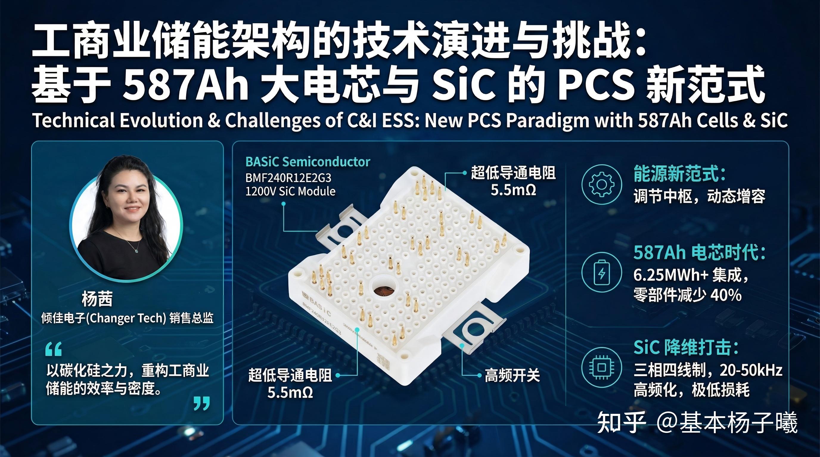 基于碳化硅SiC功率模块与587Ah电芯的250kW工商业储能PCS设计 - 知乎