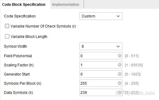 【VIVADO IP】Reed-Solomon Encoder/Decoder - 知乎