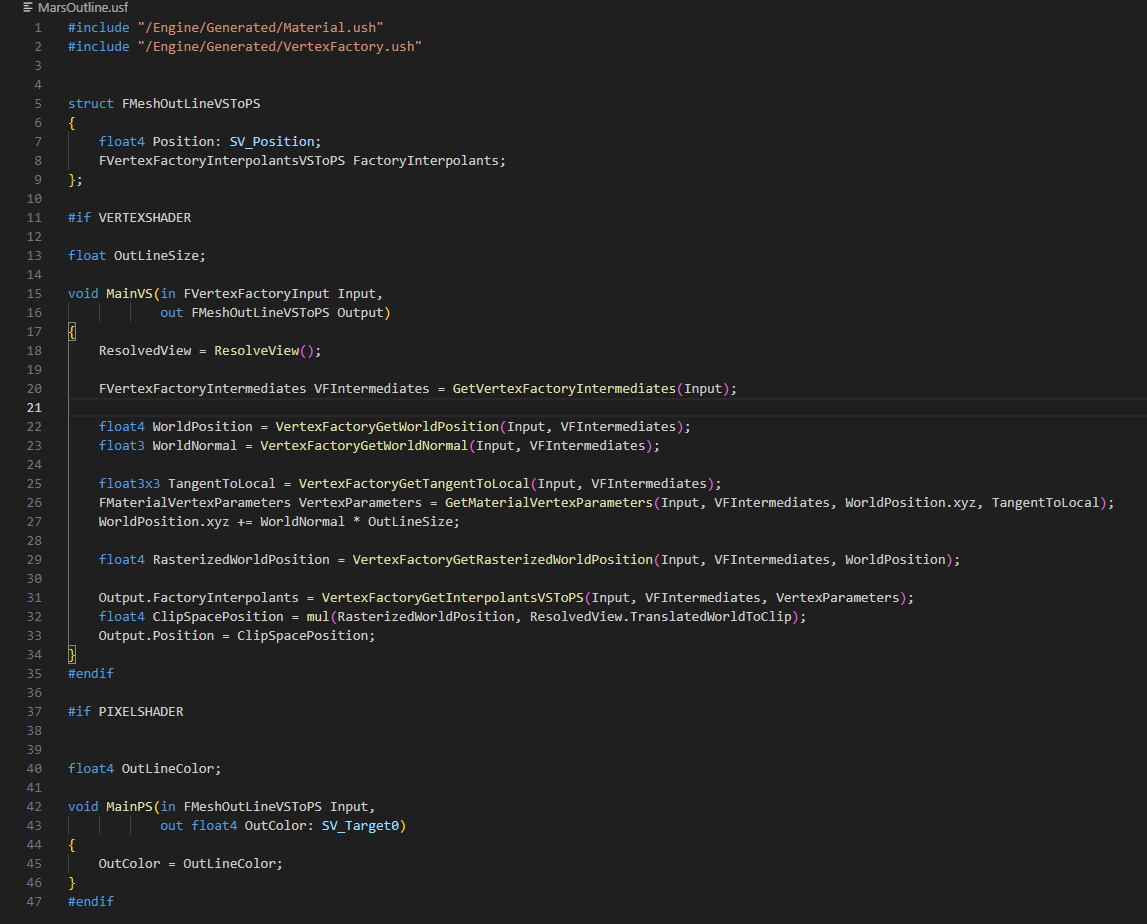 基于 MeshPass 的模型外扩型 UE4 描边方案与实现总结 - 知乎
