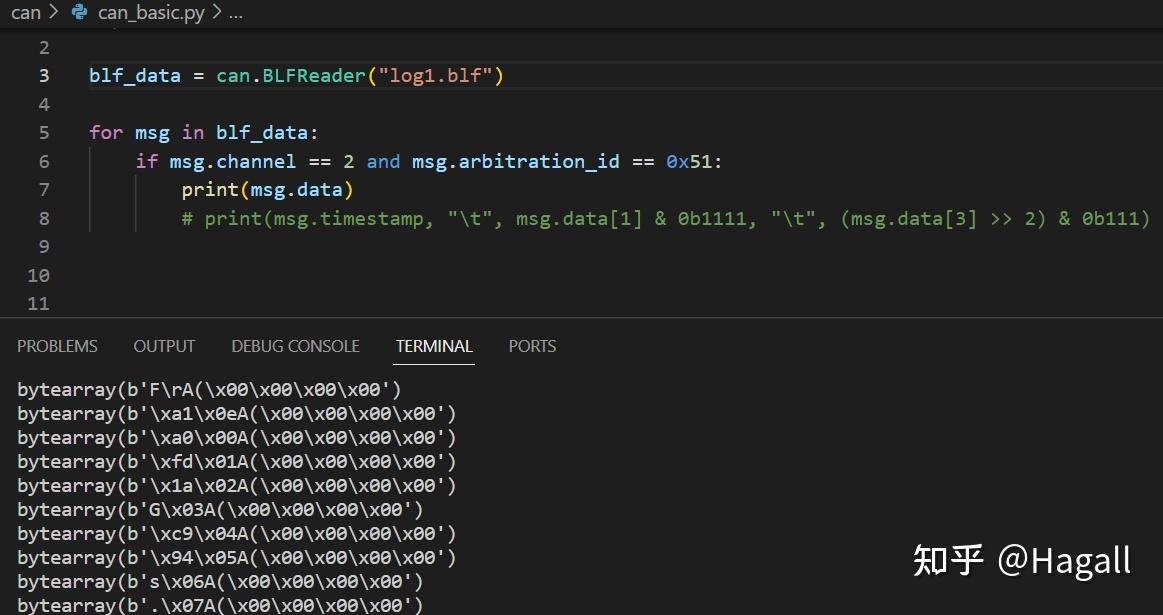 [极简教程]python-can、cantools尝鲜：使用python分析blf格式的CAN数据 - 知乎