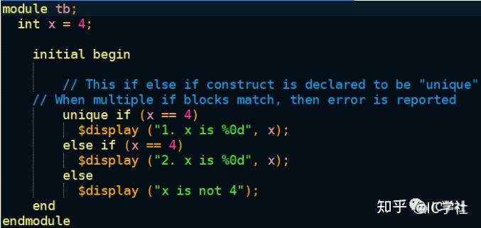 SystemVerilog控制流1 - 知乎