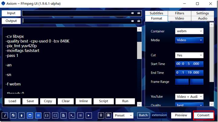 推荐一个FFMPEG的GUI：Axiom - 知乎
