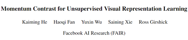 《Momentum Contrastive Learning》v1&v2 笔记 - 知乎