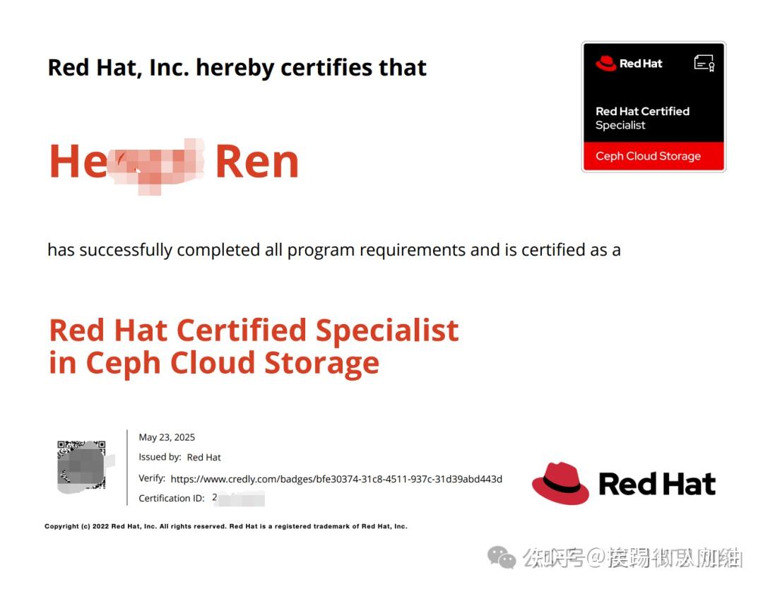 【红帽战报】2025.7月 RHCE / RHCA 考试通过 - 知乎