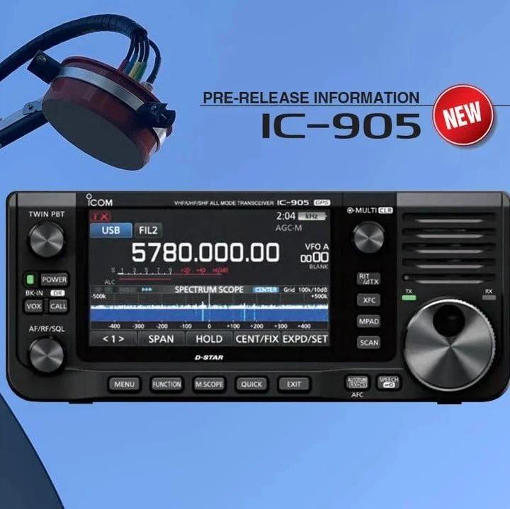 新品 | ICOM即将发布144～5600MHz全模式新机“IC-905” - 知乎