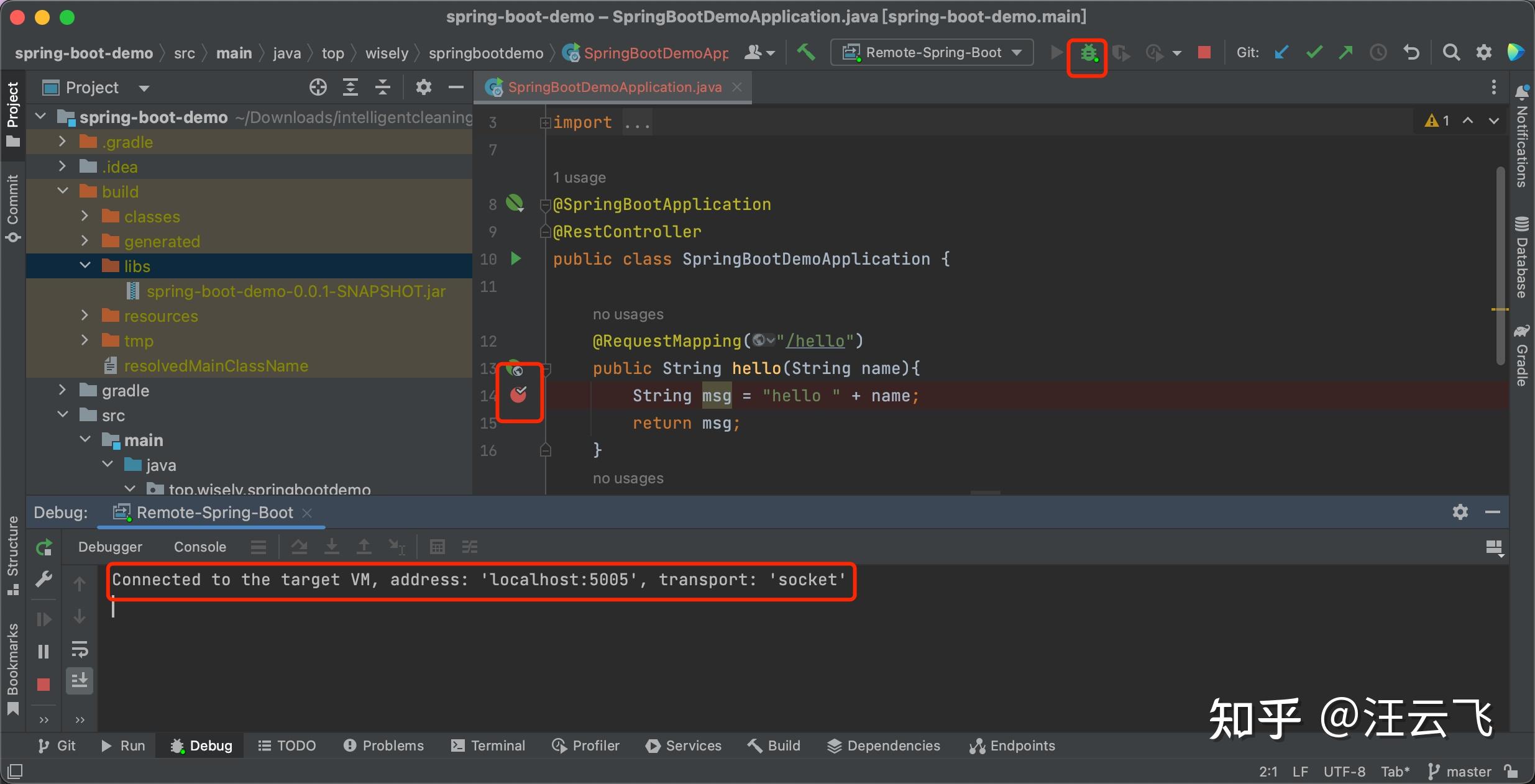 如何使用IntelliJ IDEA远程调试Spring Boot程序 - 知乎