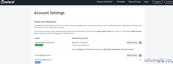 Overleaf专业版高校订阅申请全攻略！手把手教你轻松搞定免费使用 - edumail - 博客园