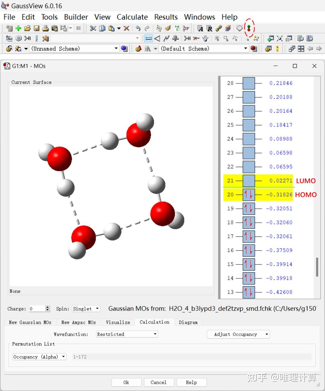 GaussView||分子轨道绘图教程 - 知乎
