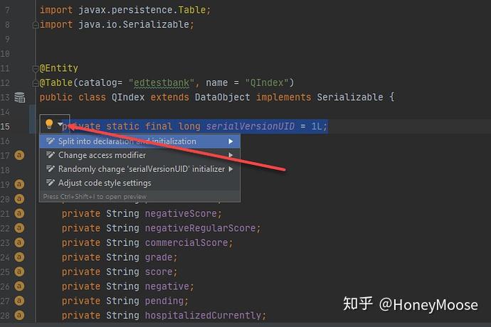 Intellij IDEA 如何自动生成 serialVersionUID - 知乎