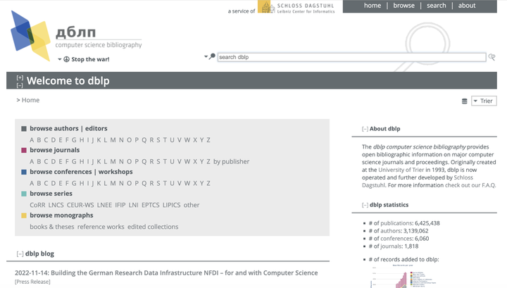 计算机类英文文献检索数据库DBLP - 知乎