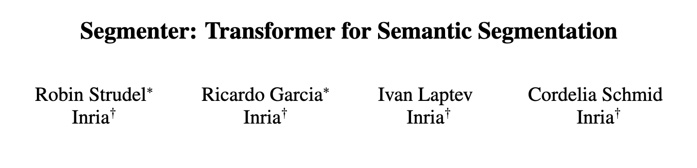 [14] Segmenter: 用Transformer 做语义分割 - 知乎
