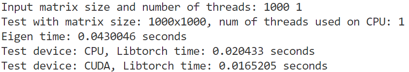 Libtorch 与 Eigen 矩阵运算性能对比 - 知乎
