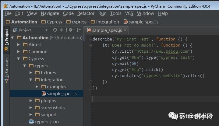 Cypress初步使用 - 知乎