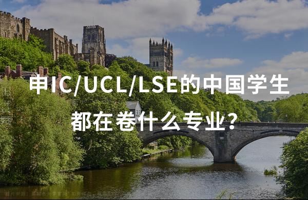 申IC/UCL/LSE的中国学生都在卷什么专业？ - 知乎