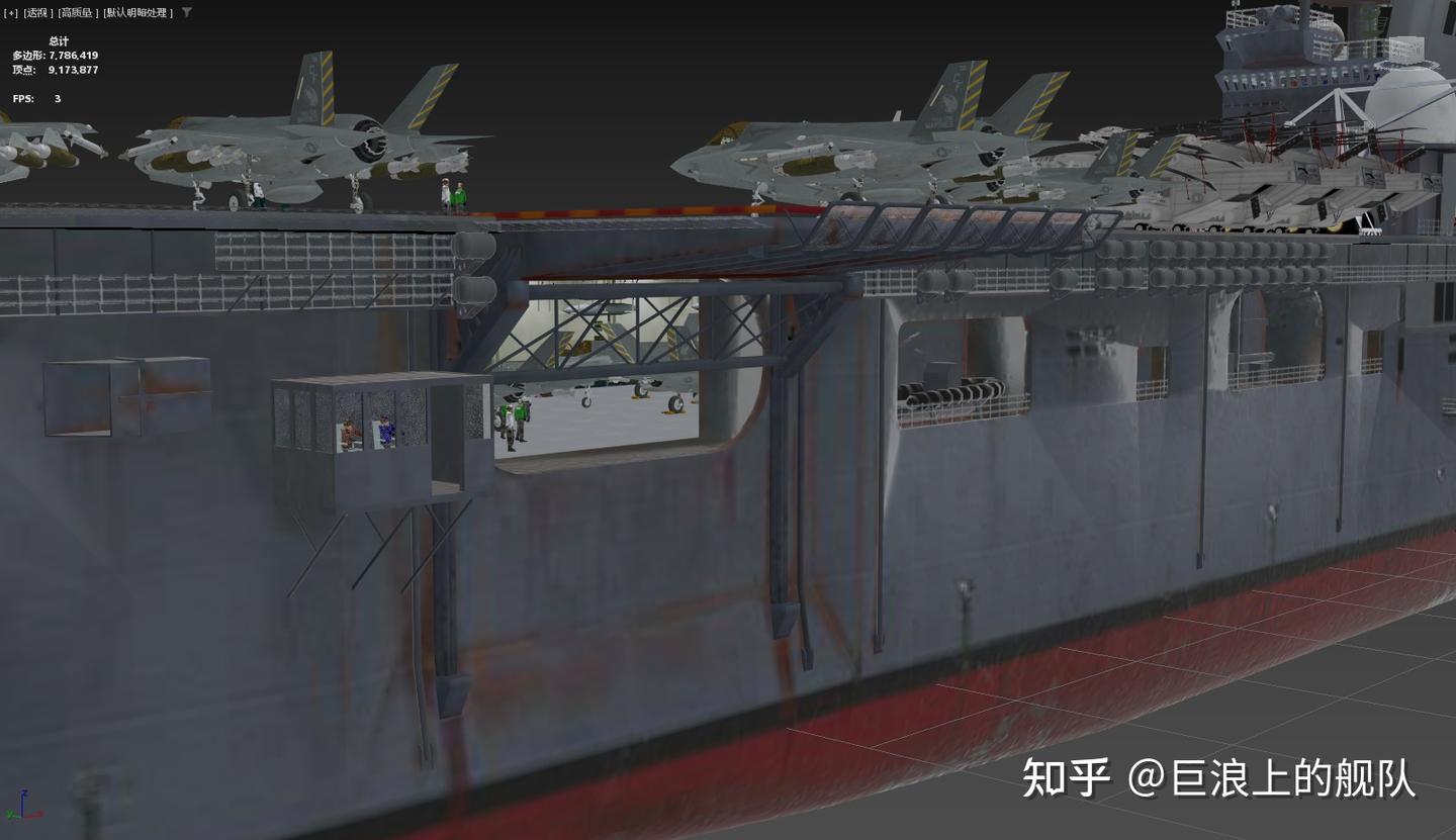 美国级第二批 LHA-8 Bougainville布干维尔号两栖攻击舰2.0 - 知乎