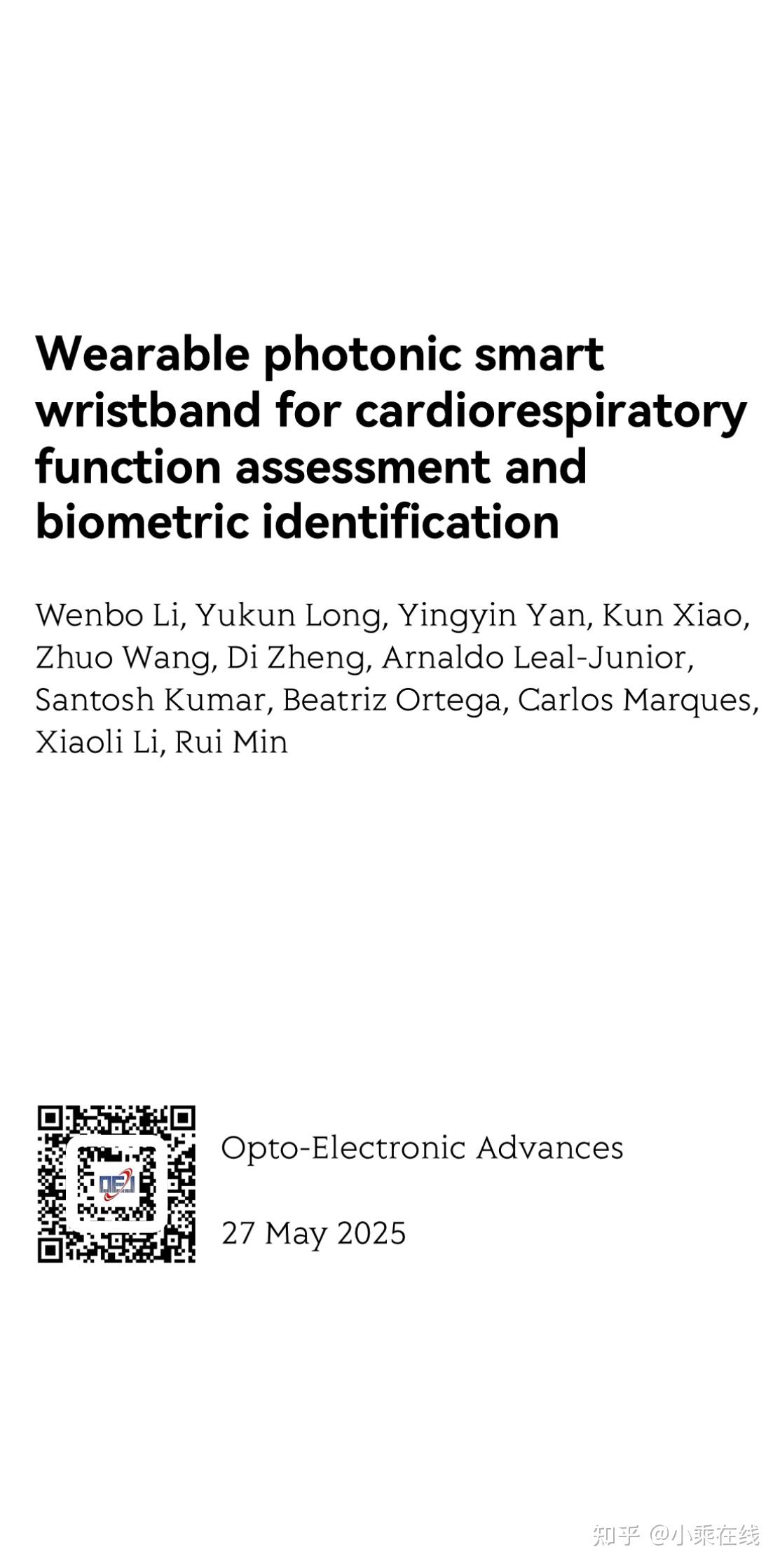 Wearable photonic smart wristband for cardiorespiratory function ...