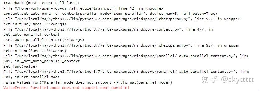MindSpore并行模式配置报错解决：Parallel mode dose not support ** - 知乎