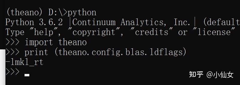 WARNING (theano.tensor.blas): Using NumPy C-API based implementation for BLAS functions. - 知乎