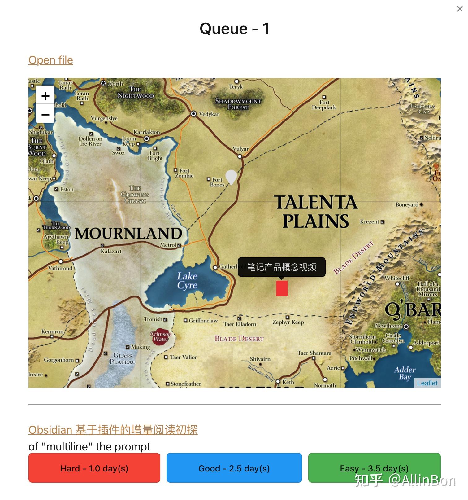 Obsidian 基于插件的增量阅读初探 - 知乎