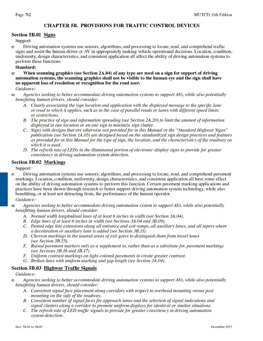 美国联邦公路管理局《统一交通控制设备（MUTCD）手册（第11版）》发布 - 知乎
