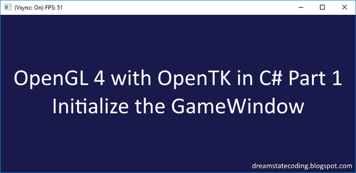 在.NET框架下学习使用OpenGL - 知乎
