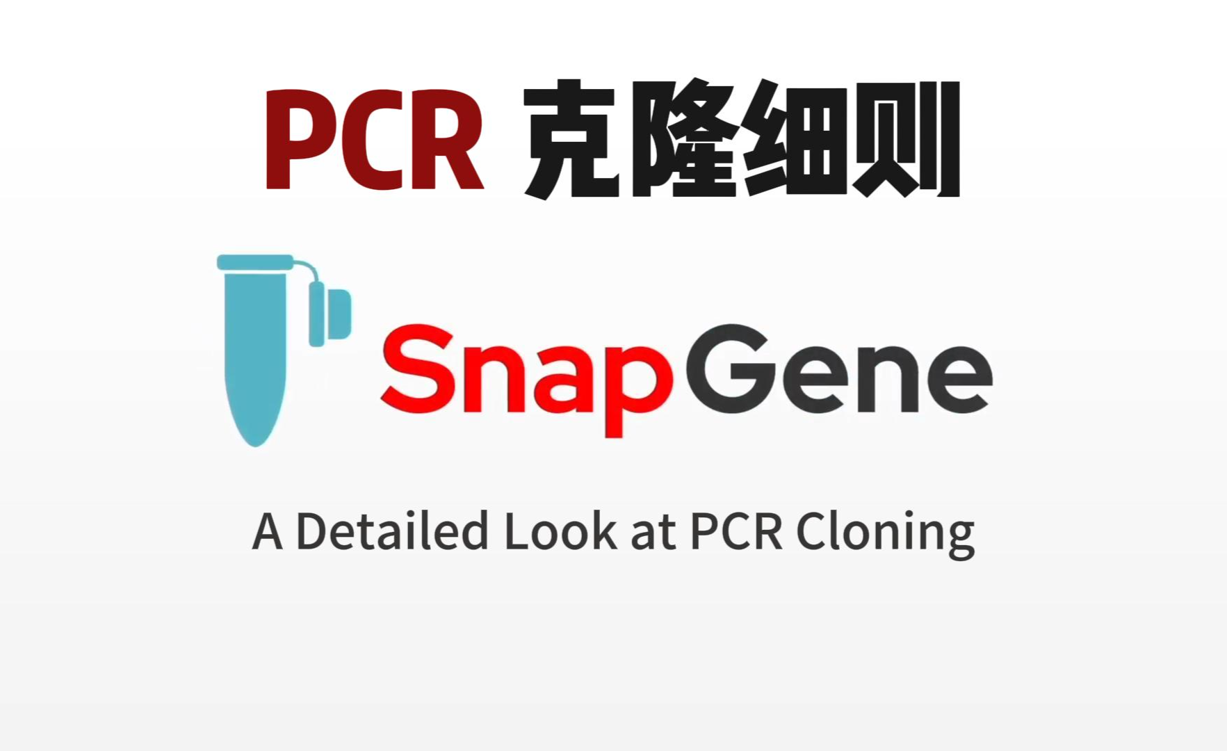 SnapGene PCR克隆细则 - 知乎